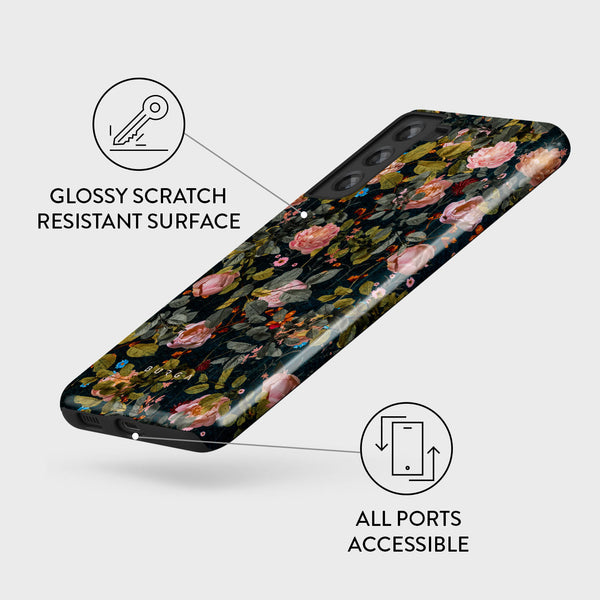 Bloomy Garden - Vintage Samsung Galaxy S21 FE Case | BURGA