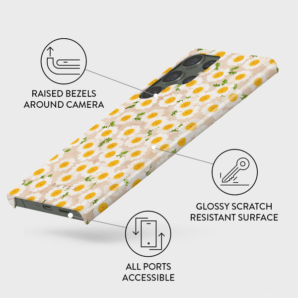 Pure Bliss - Daisy Samsung Galaxy S23 Ultra Case | BURGA