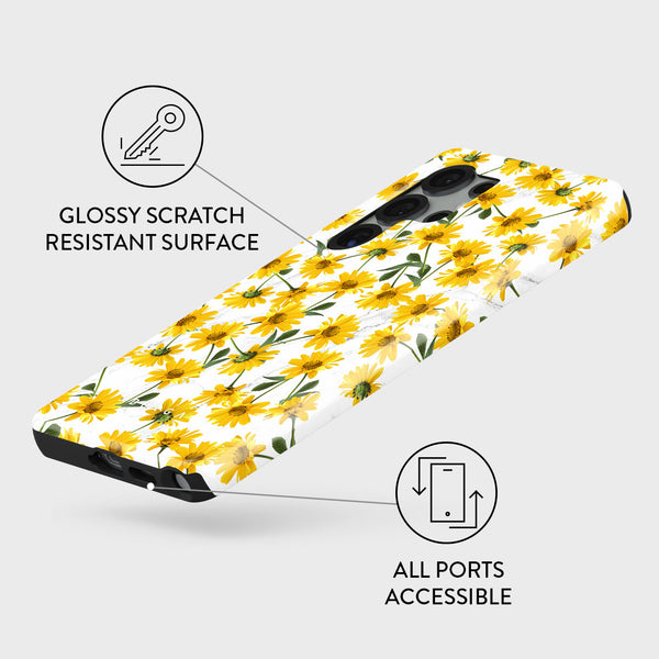 Summer Scent - Yellow Flower Samsung Galaxy S25 Ultra Case | BURGA