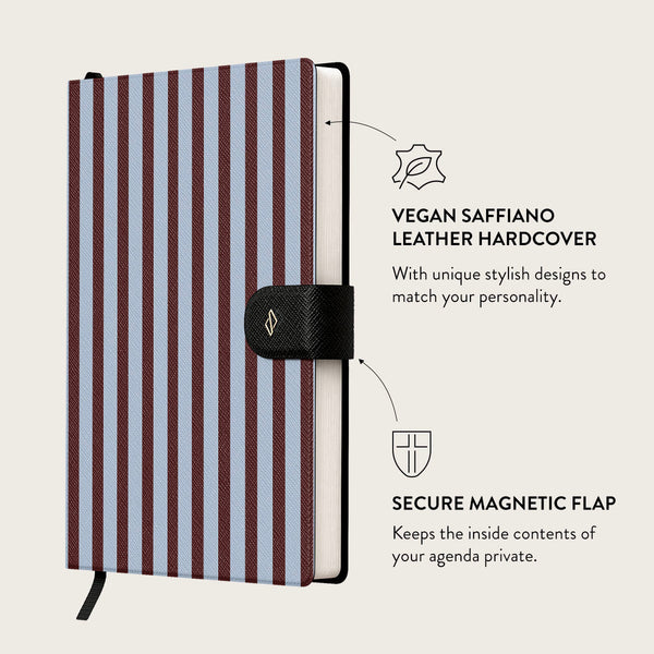 Offline - Saffiano Leather Journal Notebook | BURGA