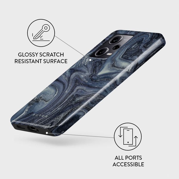 Navy Trench - Blue Xiaomi Redmi Note 12 Pro 5G Case | BURGA