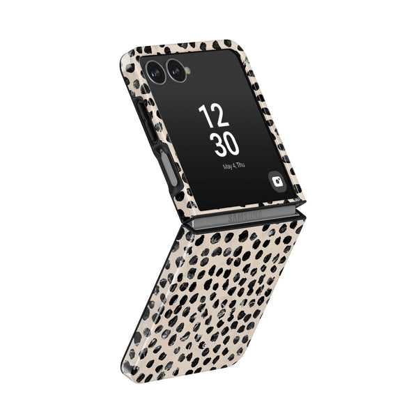 Almond Latte - Cute Samsung Galaxy Z Flip 7 Case | BURGA