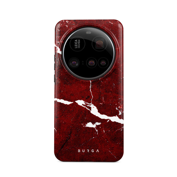 Iconic Red Ruby - Marble Xiaomi 15 Ultra Case | BURGA