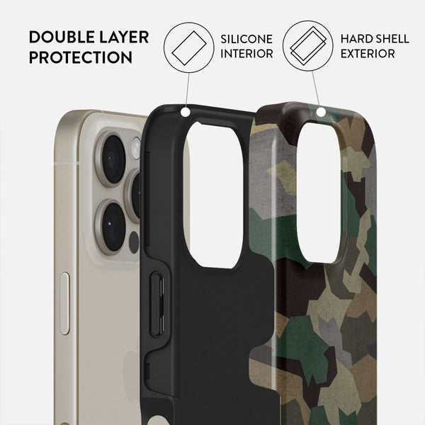 Tropical Green Camo - iPhone 16 Pro Max Case | BURGA