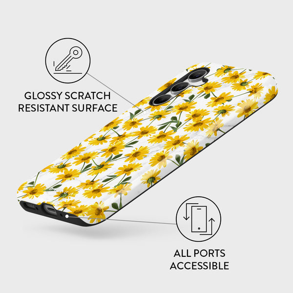 Summer Scent - Yellow Flower Samsung Galaxy A54 Case | BURGA